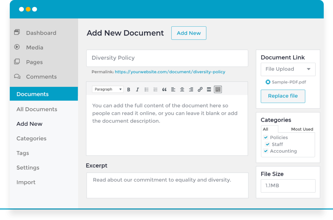 WordPress Document Library Plugin | Document Library Pro