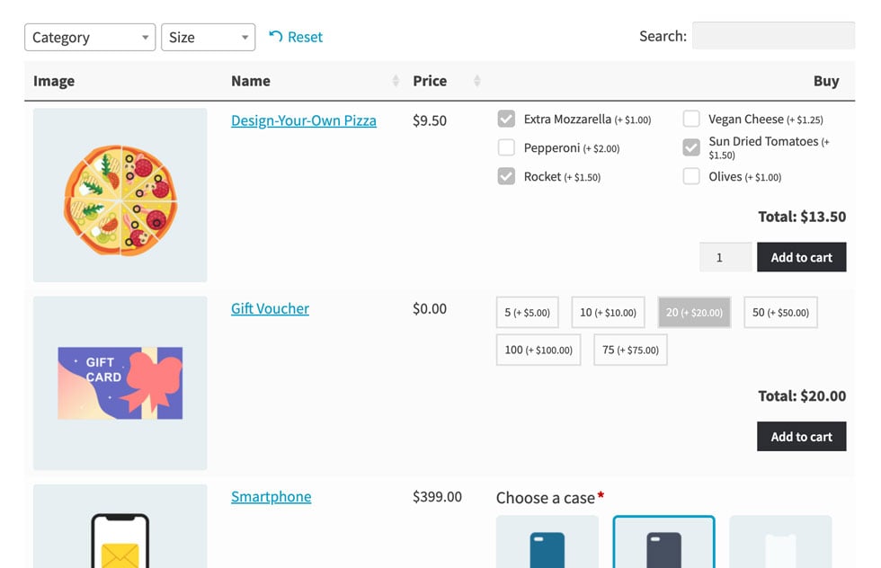 How to Add Checkboxes for Product Variations in WooCommerce