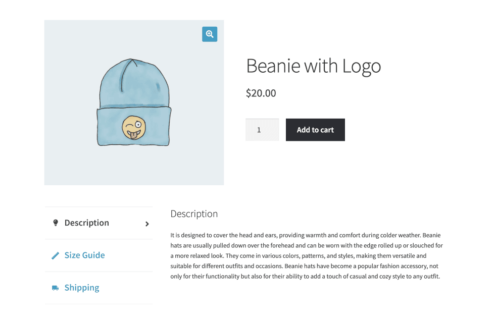 WooCommerce Product Tabs: Easily Add Extra Product Page Tabs