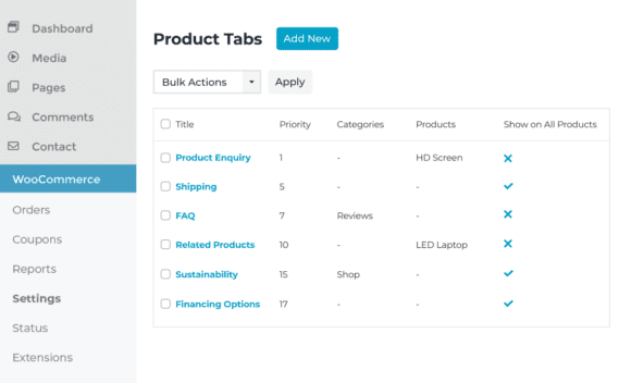WooCommerce Product Tabs: Easily Add Extra Product Page Tabs