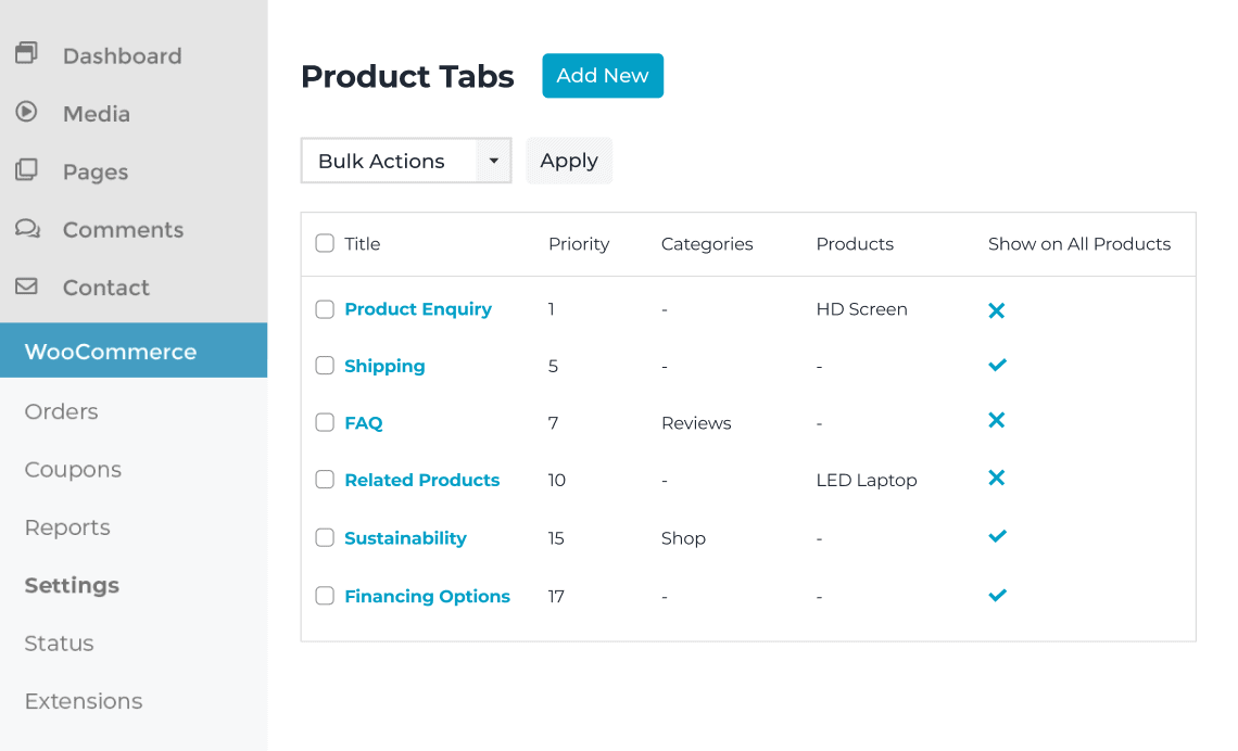 WooCommerce Product Tabs: Easily Add Extra Product Page Tabs